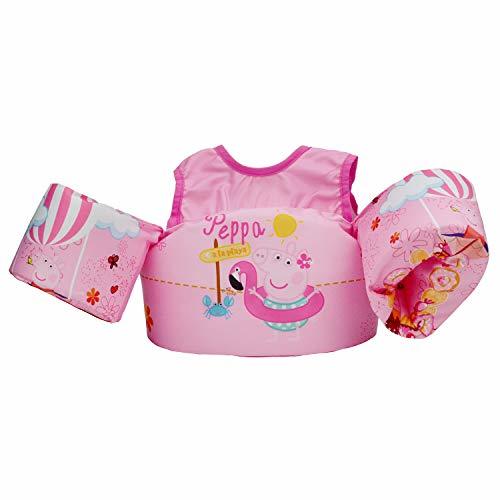 Toddler Floaties for Kids Swim 30-55 lbs (Pink Pig) - Training Aids