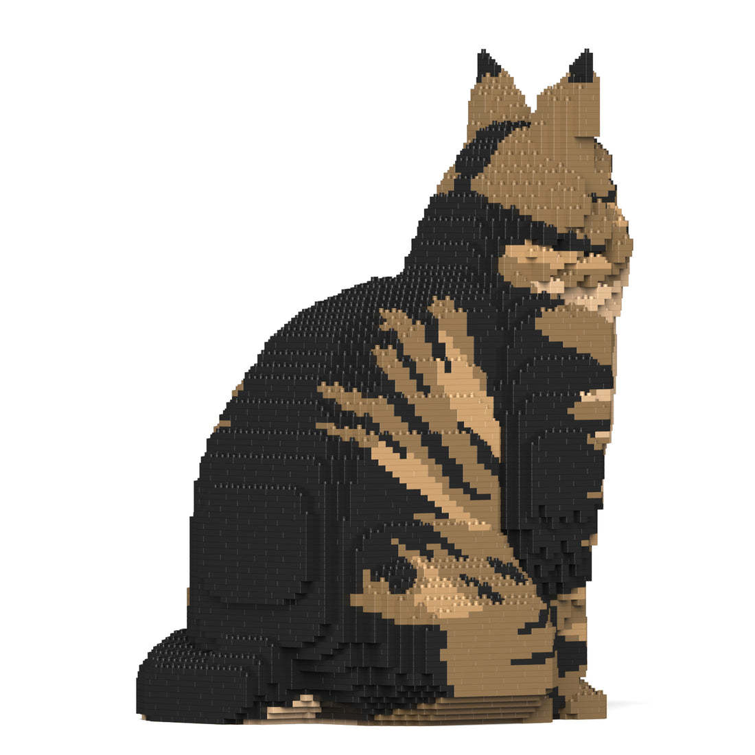 Maine Coon Cat Sculptures (JEKCA Lego Brick) DIY Kit - Building Toy ...