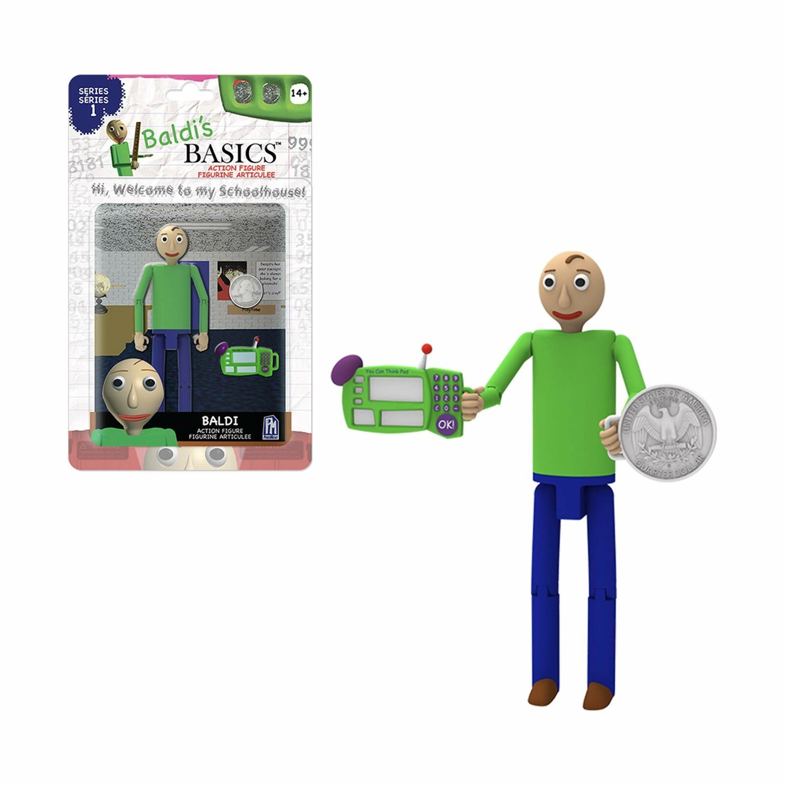 Baldi's Basics 5" Action Figure (Baldi) - TV, Movie & Video Games