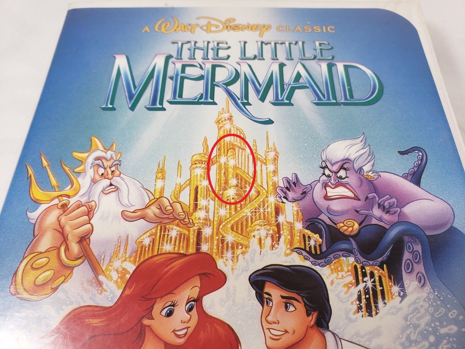 The Little Mermaid - Disney Black Diamond Classic Banned Cover Art (VHS ...