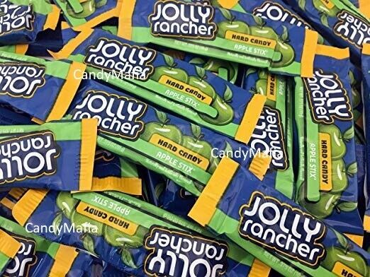 Jolly Rancher APPLE STIX 30 pieces Apple Jolly Ranchers STICKS bulk ...