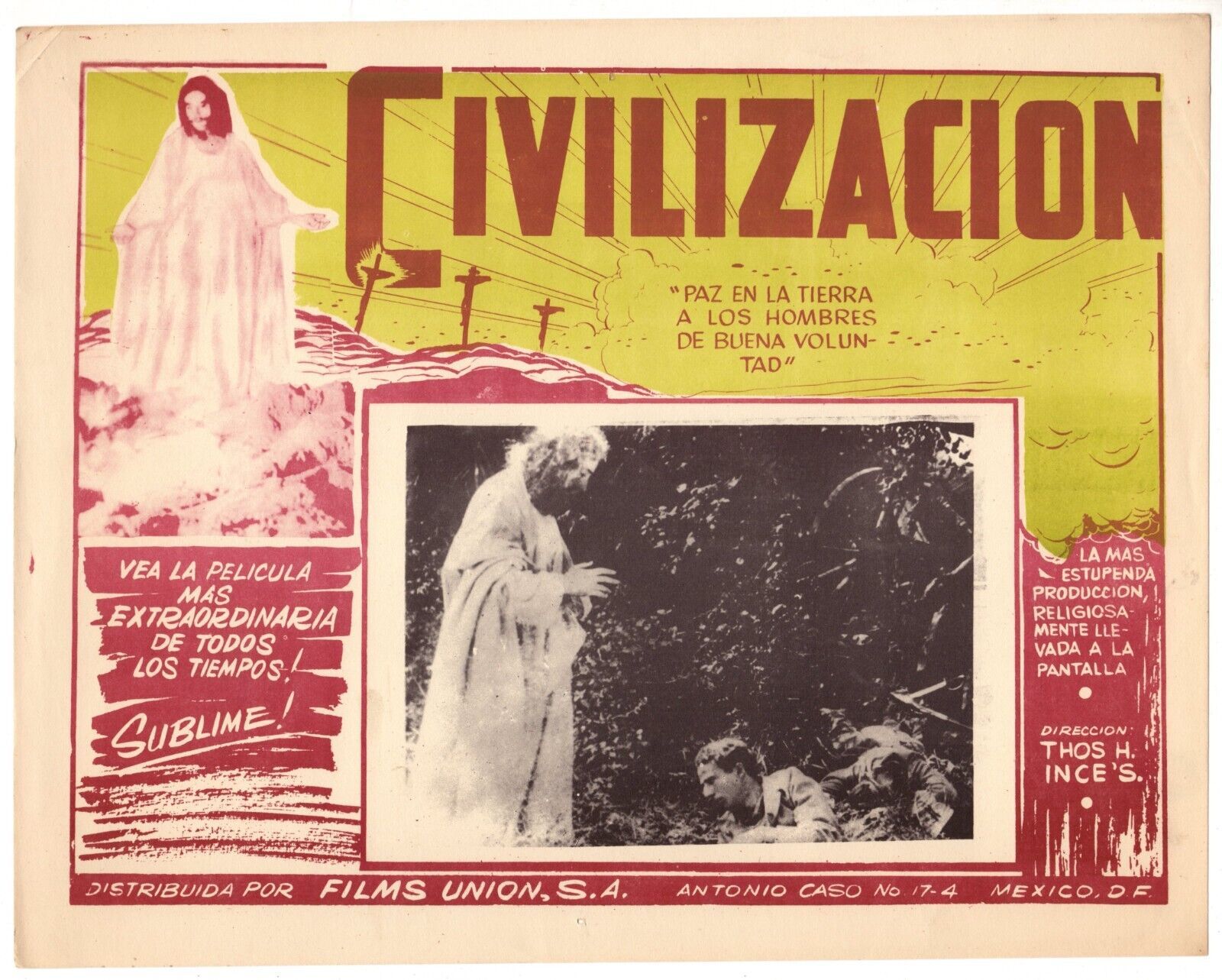 Thomas H. Ince's CIVILIZATION (1916) WWI Pacifist Allegorical Silent ...