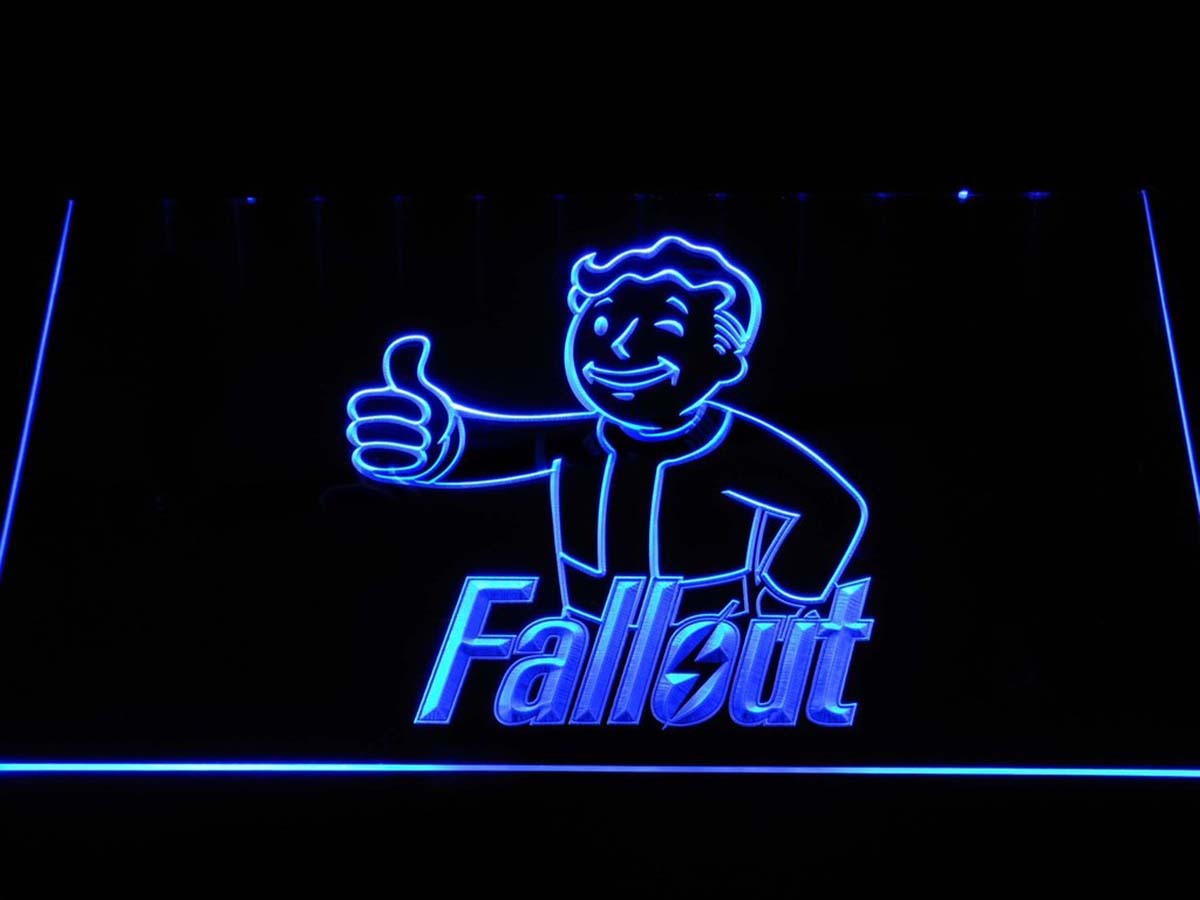 Fallout Vault Boy LED Neon Sign Home Decor Crafts - Other Collectible ...