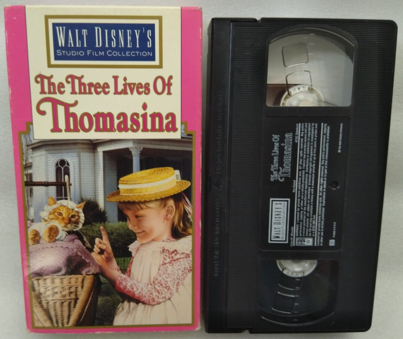 Vhs The Three Lives Of Thomasina Vhs 1996 Walt Disney Vhs Tapes