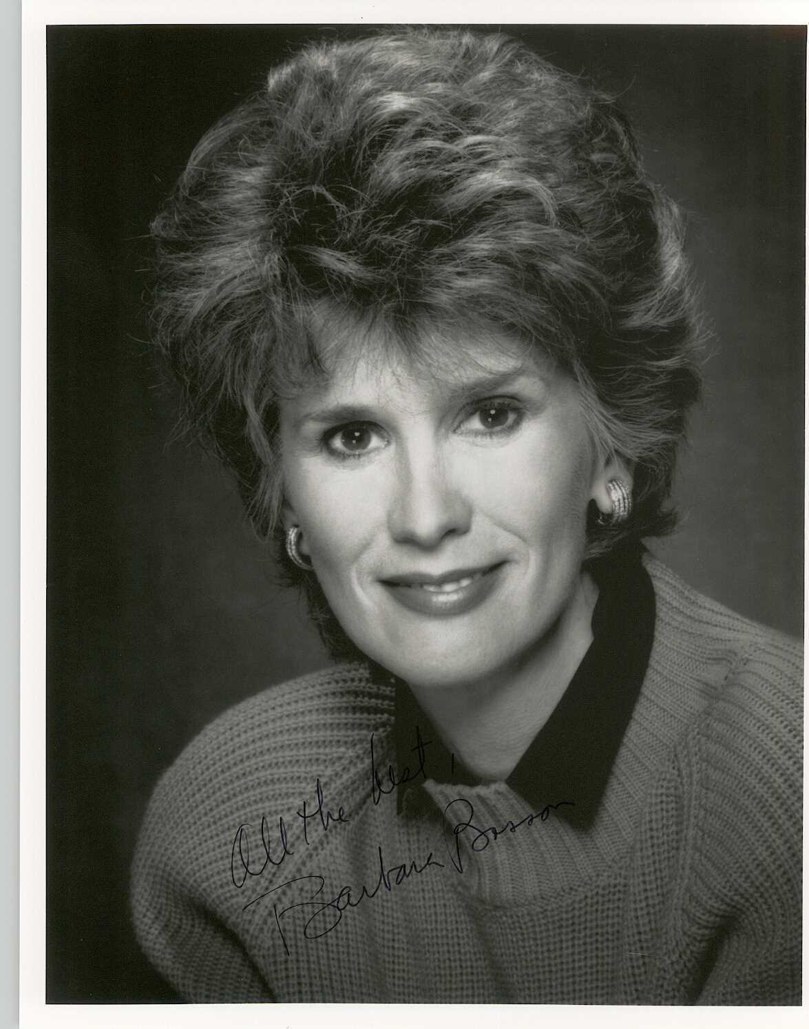 Barbara Bosson Signed Autographed Glossy 8x10 Photo - Photographs