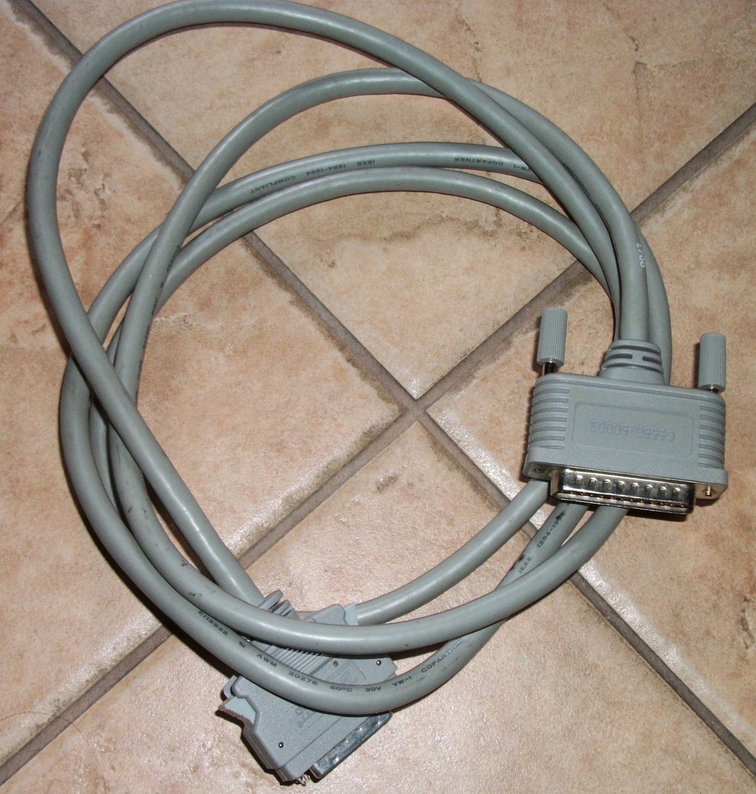 computer cord Hewlett packard 06680-80003 vintage - Power Cables ...