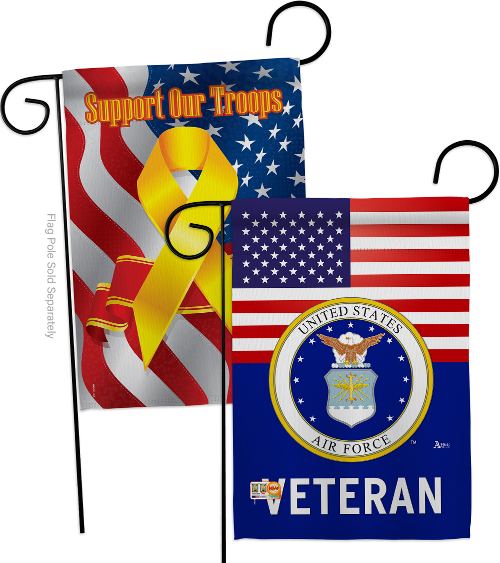 US Air Force Veteran - Impressions Decorative Support Our Troops Garden ...