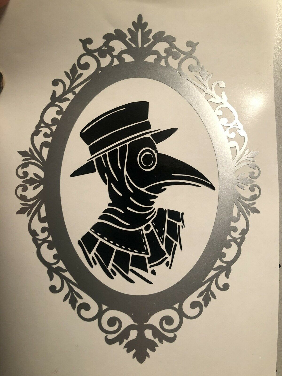 Plague Doctor| |Vintage| Scary|Vinyl|Decal|Classic Horror|Steampunk ...