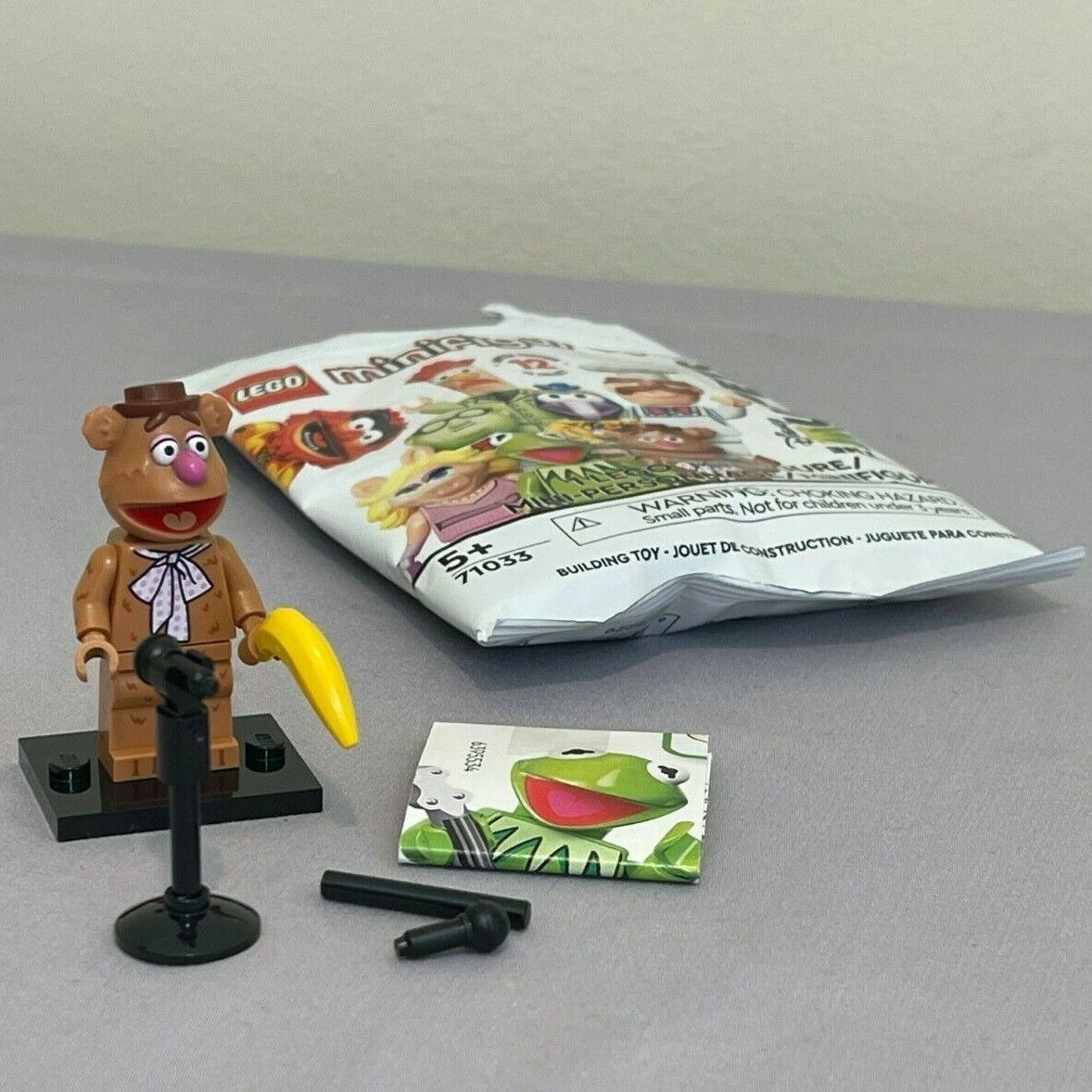 LEGO Minifigure THE MUPPETS TV Cartoon FOZZIE BEAR Disney Toy Figure ...