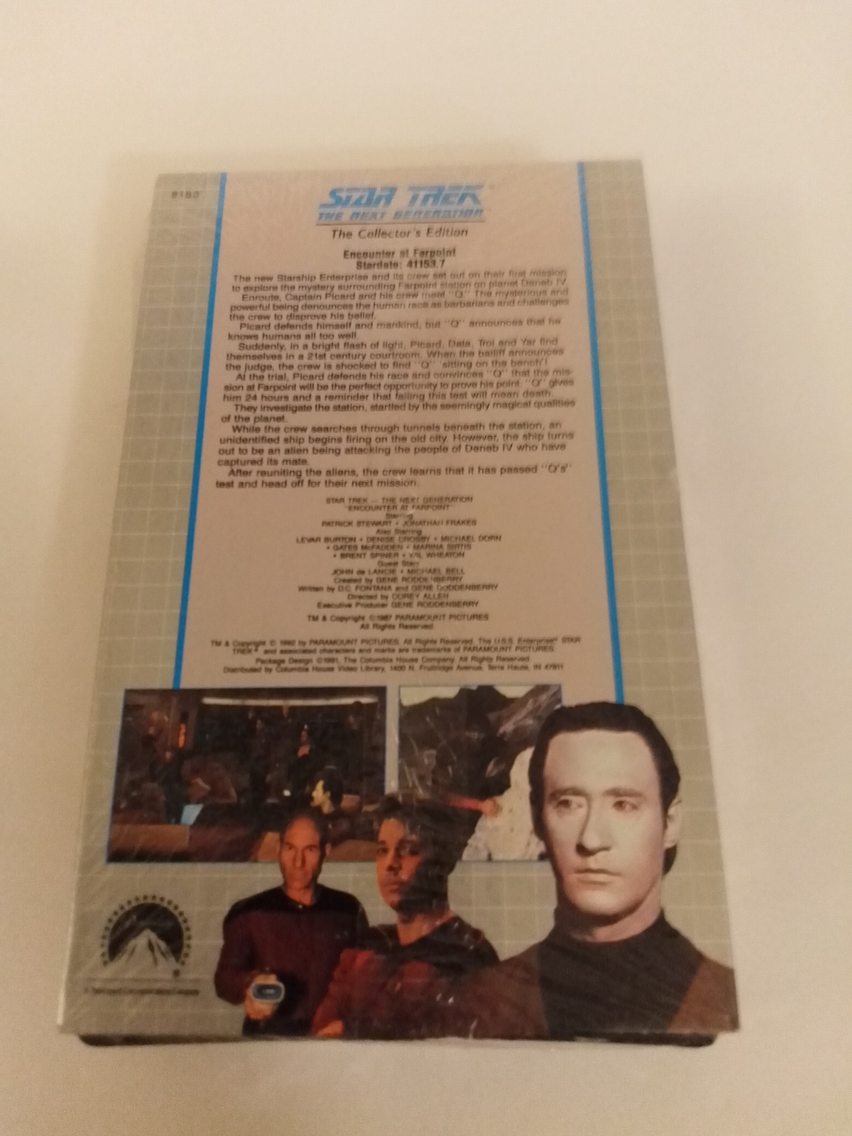 Star Trek The Next Generation Encounter at Farpoint VHS Video Cassette New - VHS Tapes