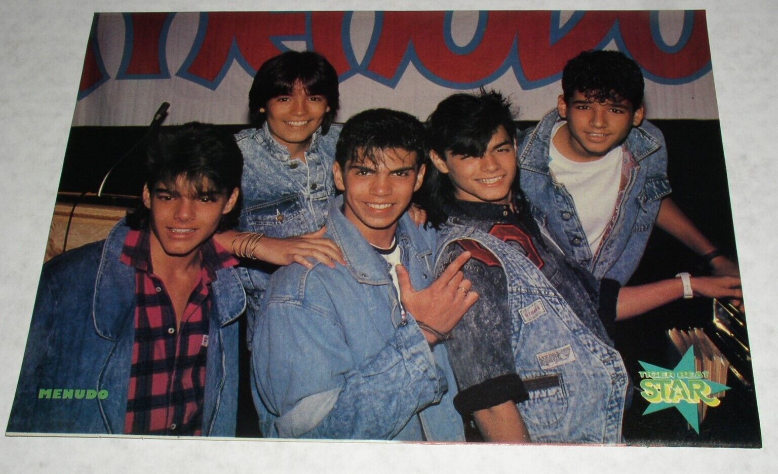 Menudo Ricky Martin Tiger Beat Star Magazine Color Photo Vintage 1987 ...