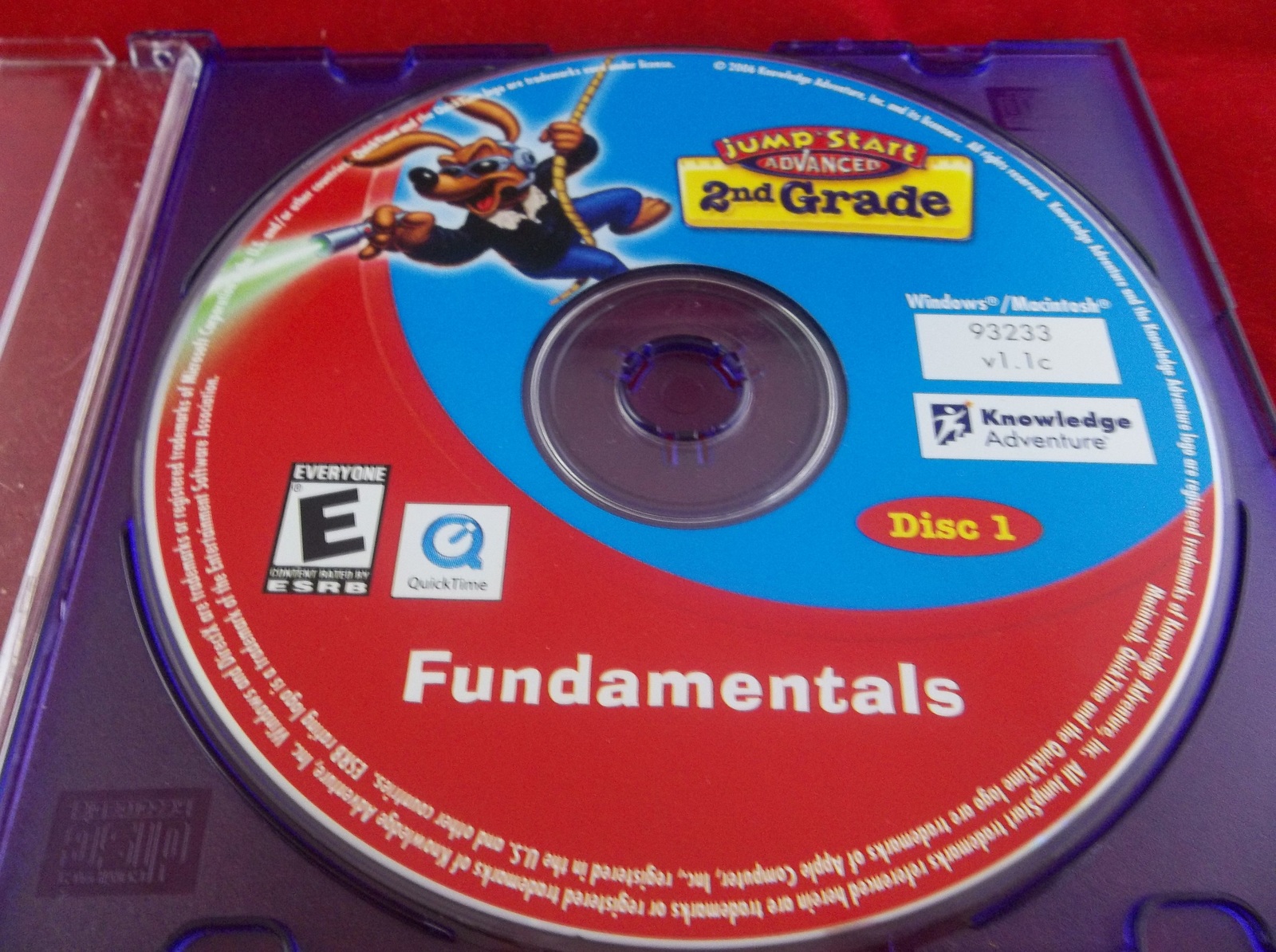 Jump Start Advanced 2nd Grade Fundamentals Replacement Disc 1 CD-ROM ...
