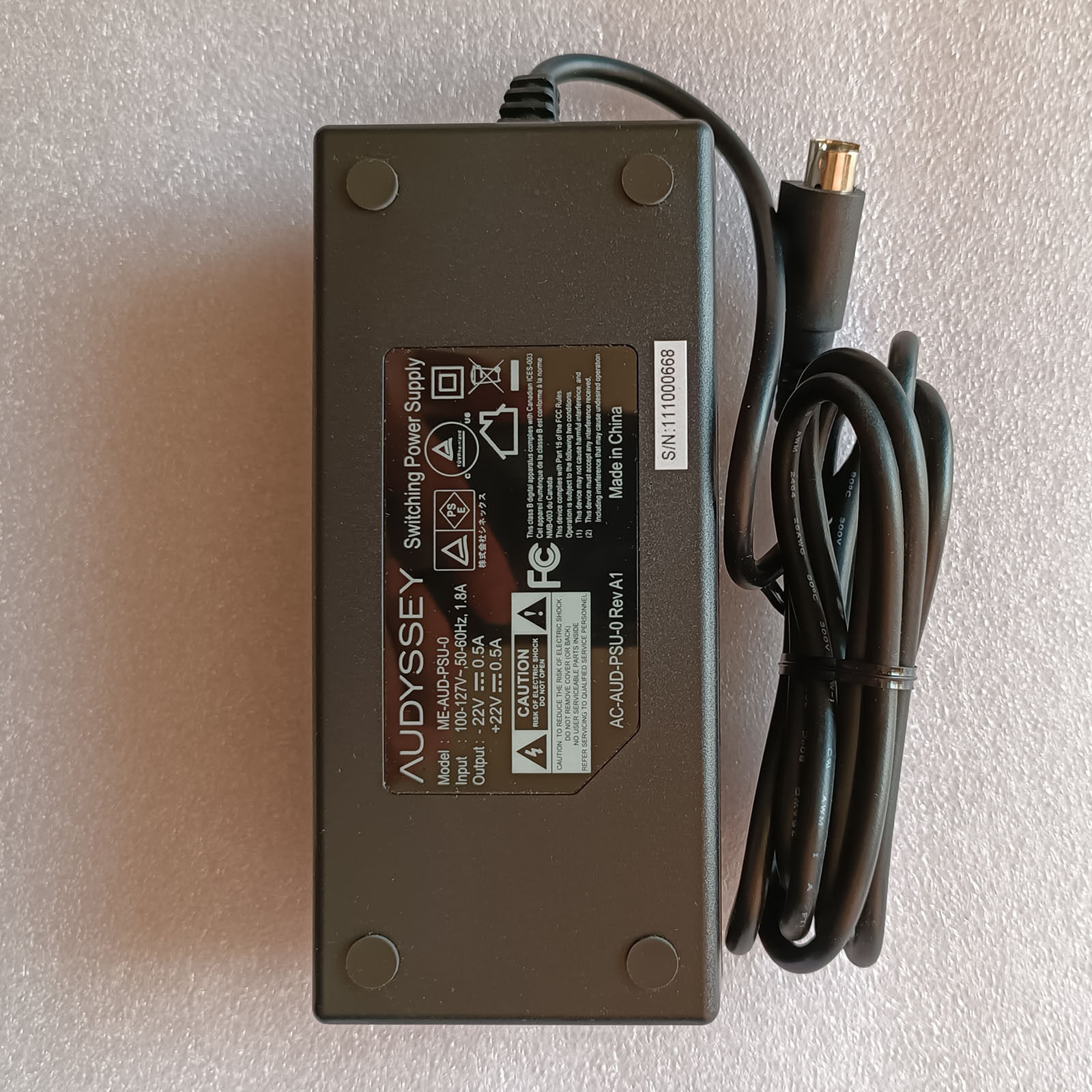 22V Power Supply For Audyssey Lower East Side Audio Dock Air ...