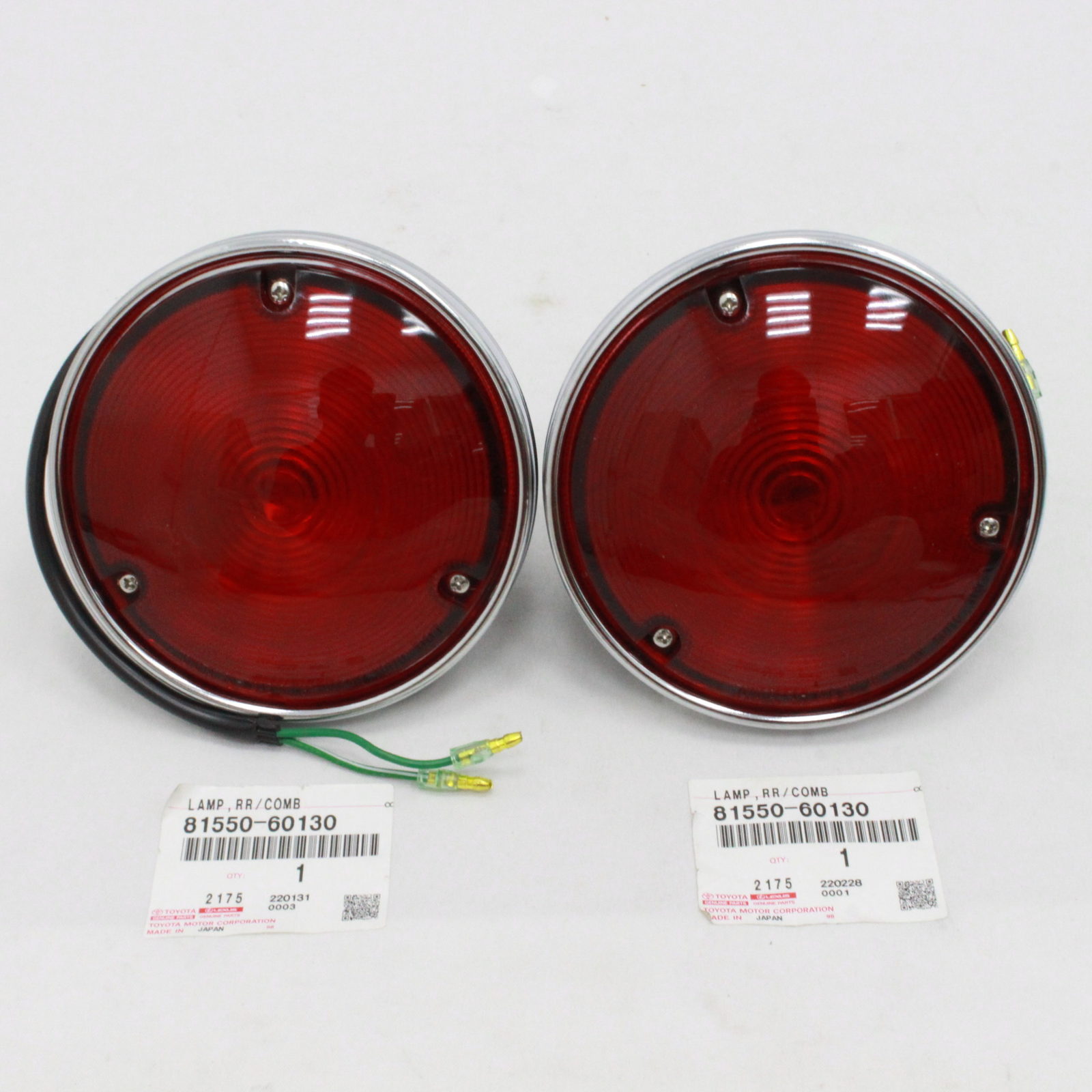 Toyota Land Cruiser FJ40 Tail Lights Combination Lamps LH RH OEM 81550 ...