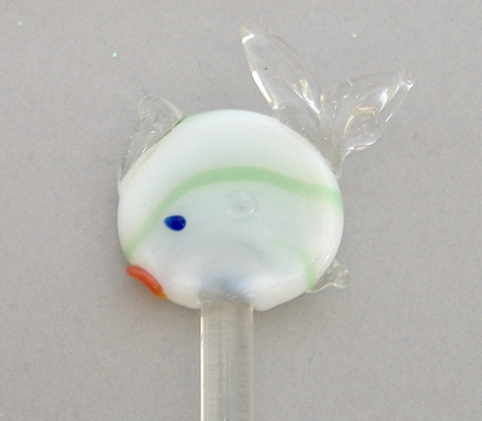 Swizzle Stir Drink Sticks Glass Parrot Fish Bird Cactus Dolphin Set 6 ...