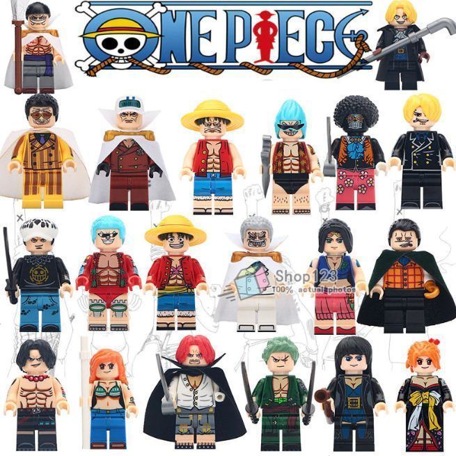 20pcs/set One Piece Anime Series Minifigures and similar items