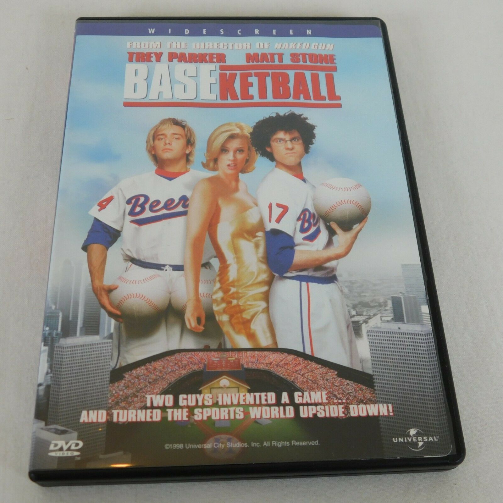 BASEketball DVD 1998 Trey Parker Matt Stone Yasmine Bleeth Jenny ...