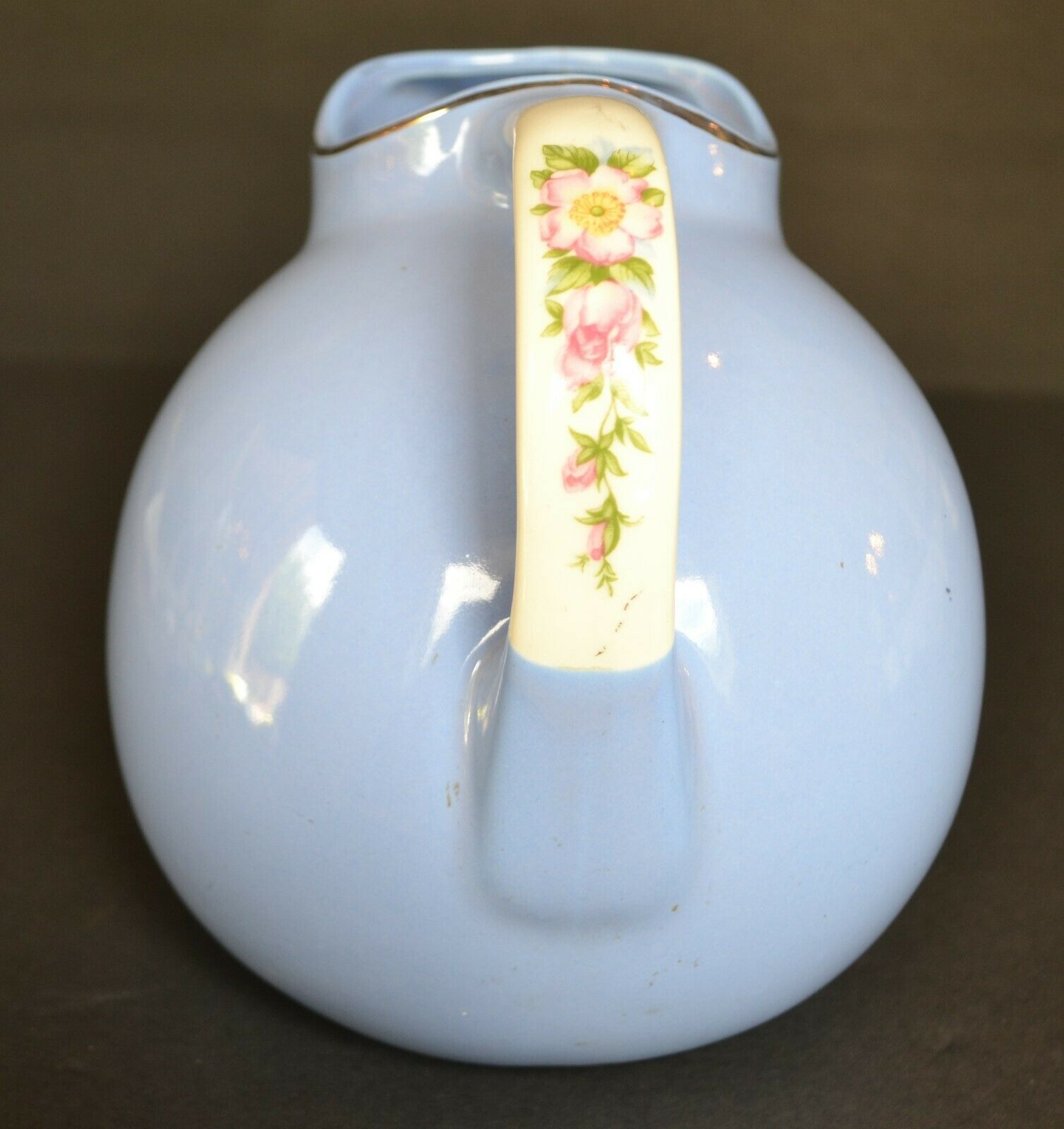 Vintage Hall's Superior Quality Kitchenware Rose Parade Ball Blue ...