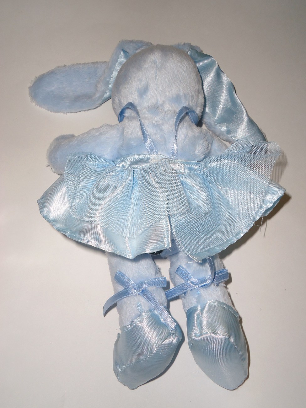 Walmart Blue Easter Bunny Ballerina Doll Plush Stuffed Animal Satin ...