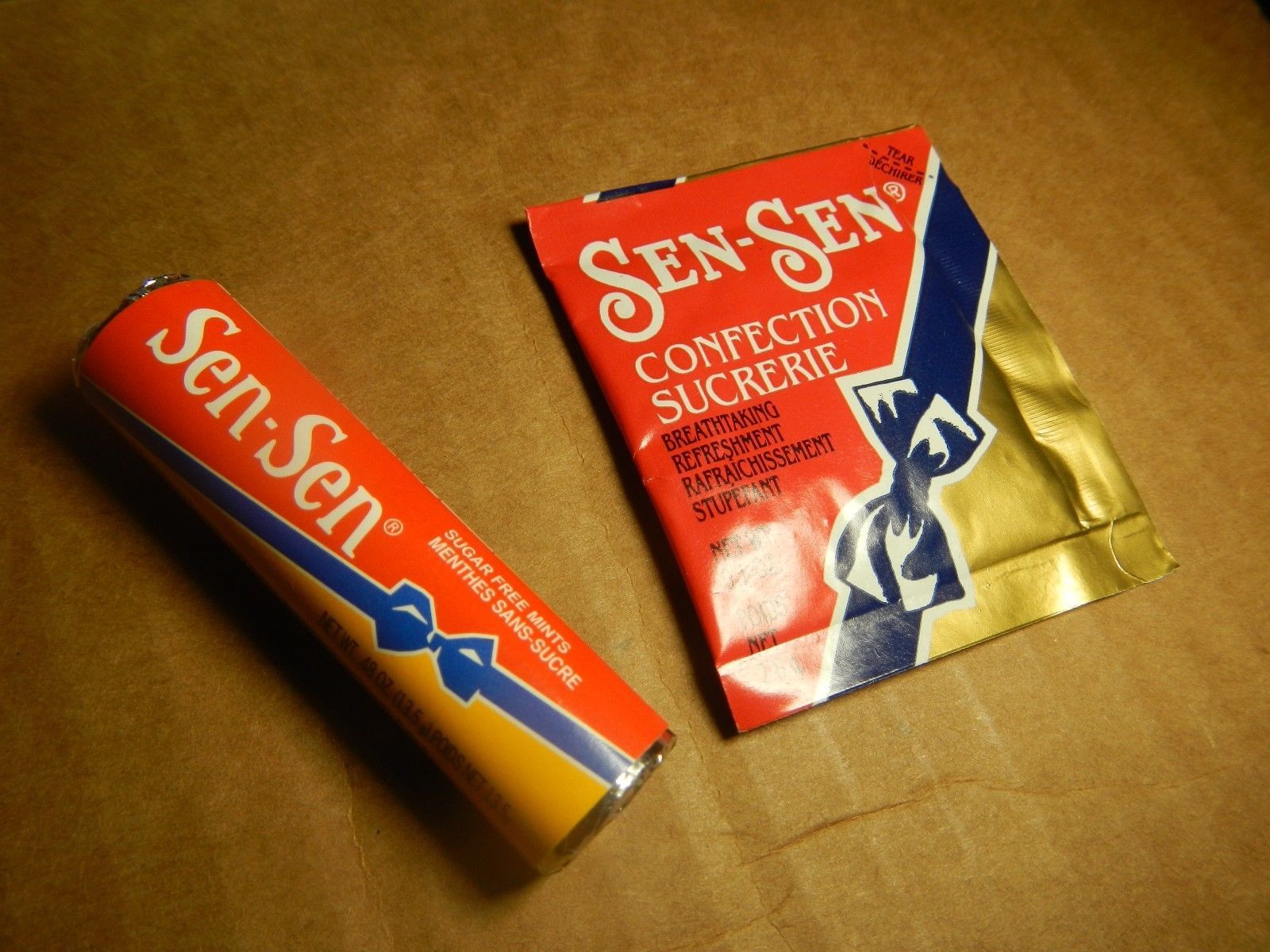 Old VINTAGE candy SEN SEN mints licorice breath freshener mint SUGAR ...