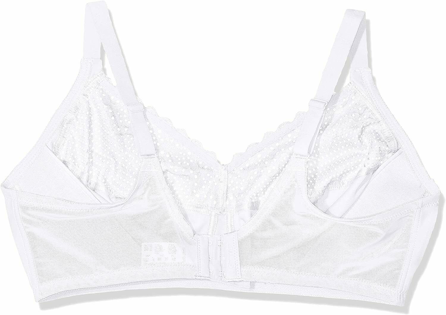 Glamorise White Plus Size Comfort Lift Full Figure Support Bra Us 48h