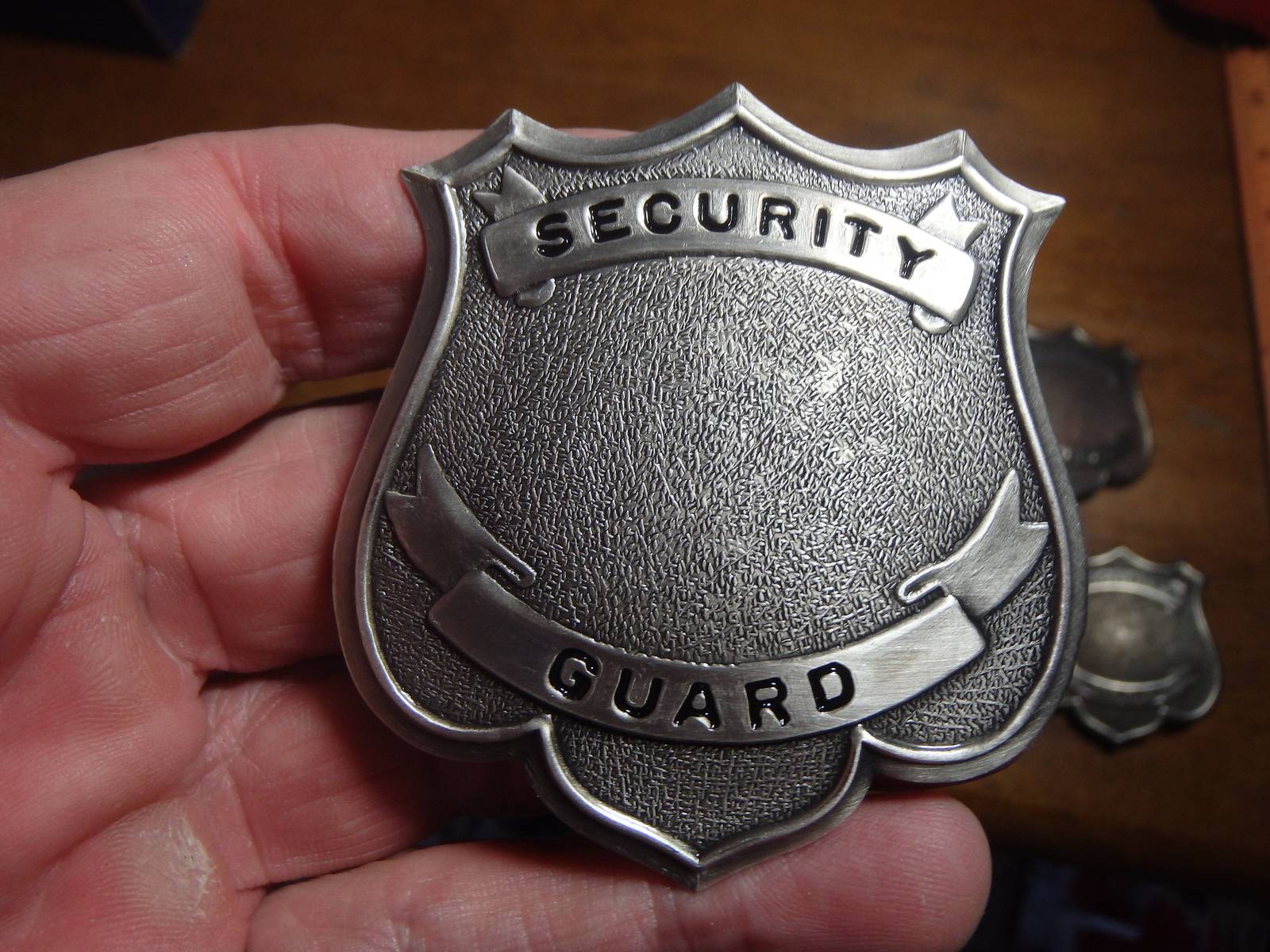 security guard security police badge blanks 8 blank - US