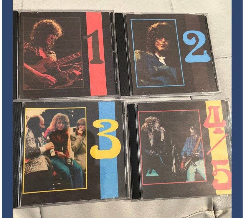 Led Zeppelin Rare Live 1969-1980 5 CD Set of Unreleased & Rare Live ...