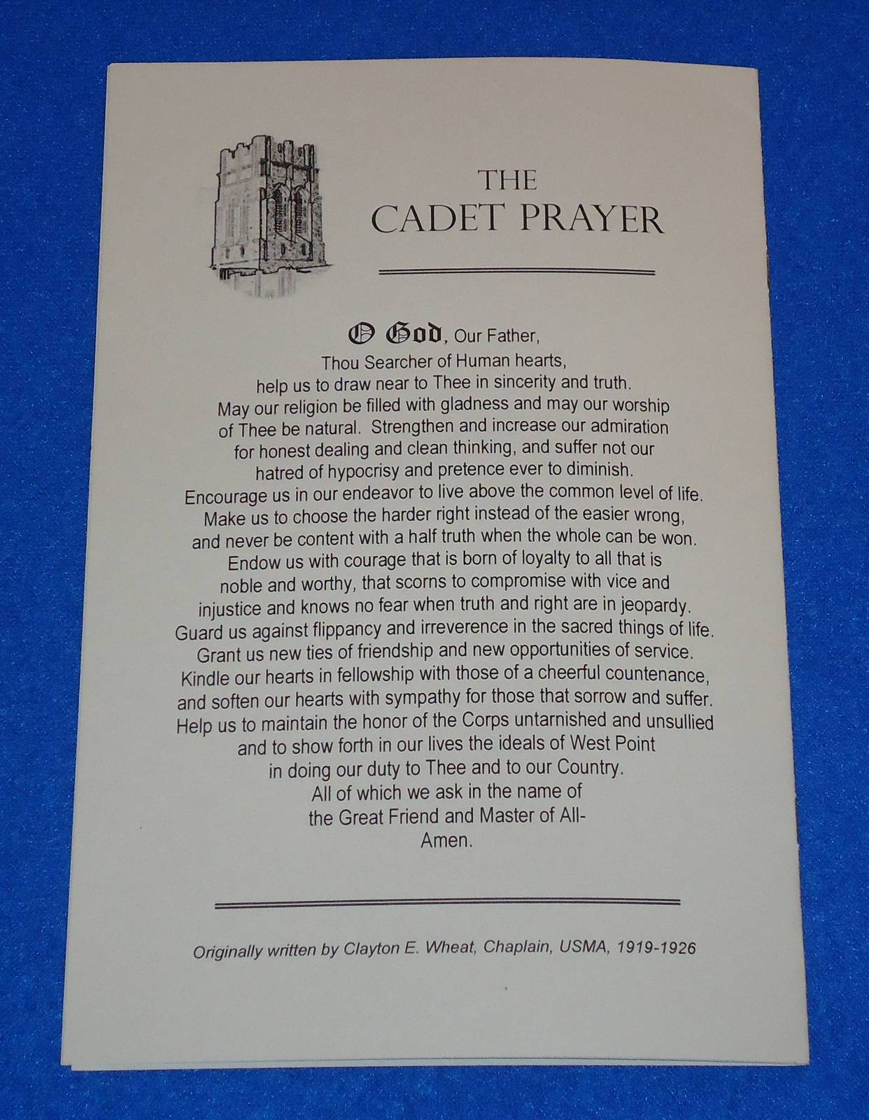 BRAND NEW RADIANT WEST POINT CADET CHAPEL GUIDE UNITED STATES MILITARY ...