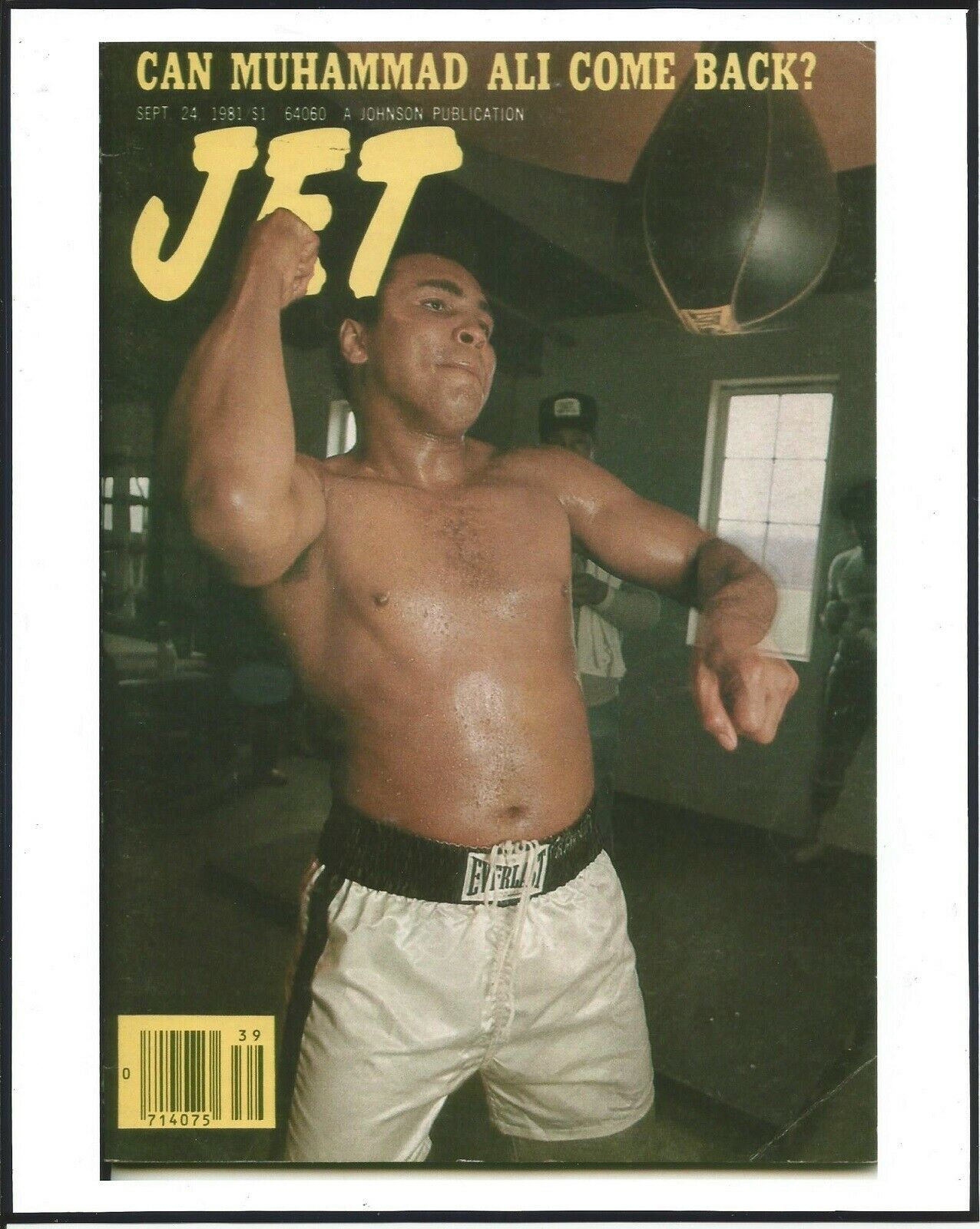 1981 September Issue of JET Magazine With MUHAMMAD ALI - 8" x 10" Photo ...