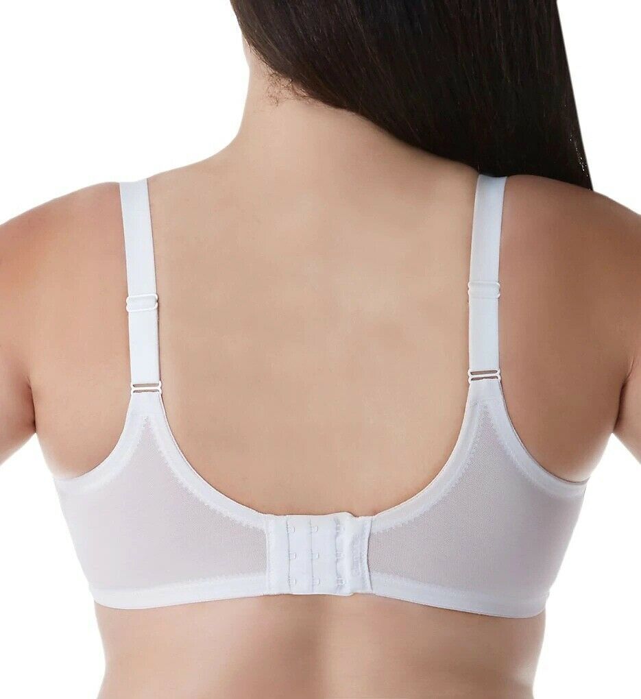 Glamorise White Comfort Lift Support Wire Free Bra Us 50c Uk 50c