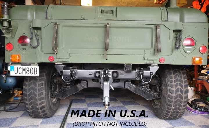 M998 HUMVEE HMMWV M151A1 JEEP "PINBALL" (TM) " 2" RECEIVER HITCH ...