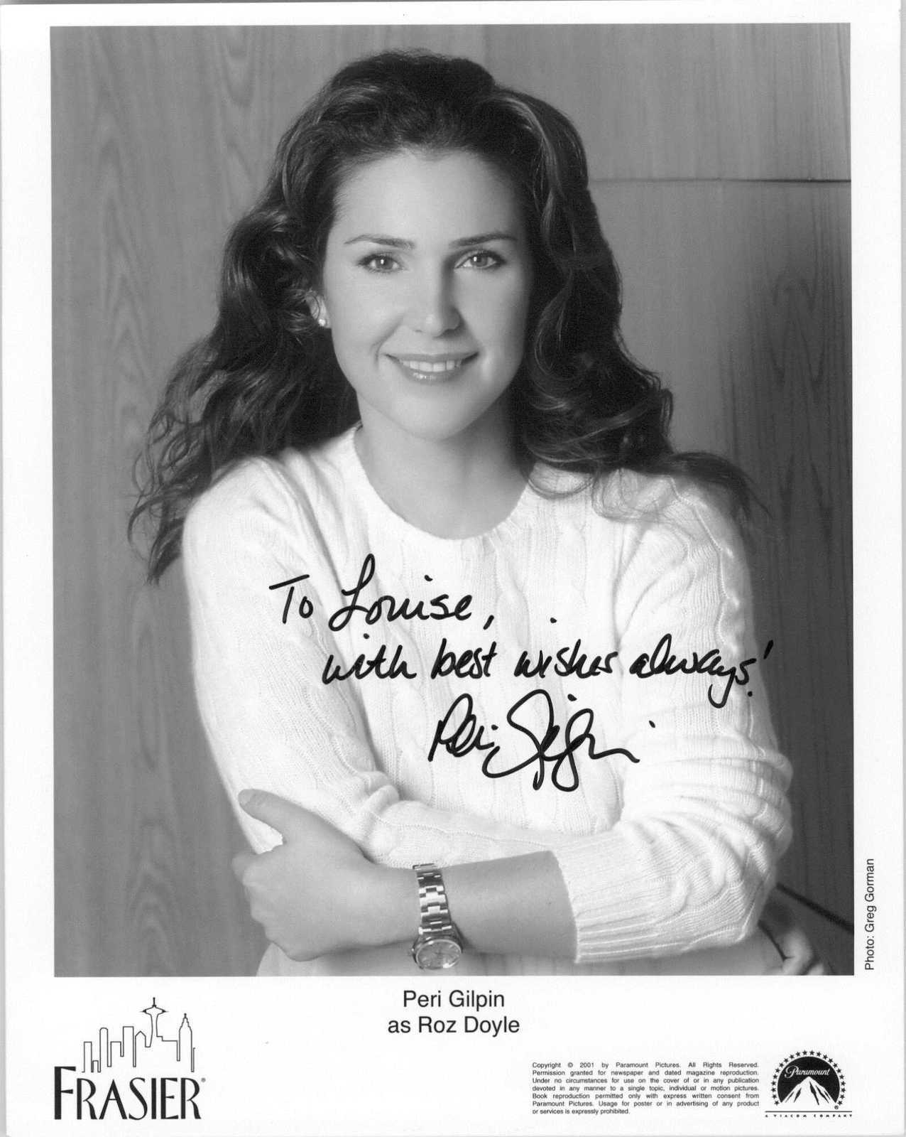 Peri Gilpin Signed Autographed "Frasier" Glossy 8x10 Photo - Photographs