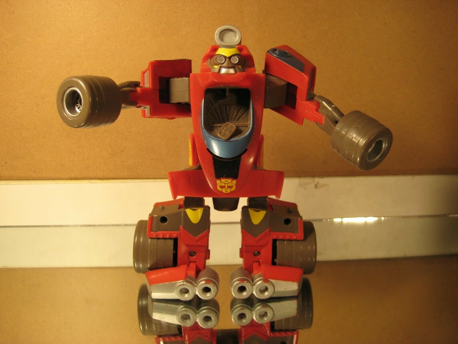 Speed-Bot II Go-Bots Transformers Race Car Red 2002 Playskool ...
