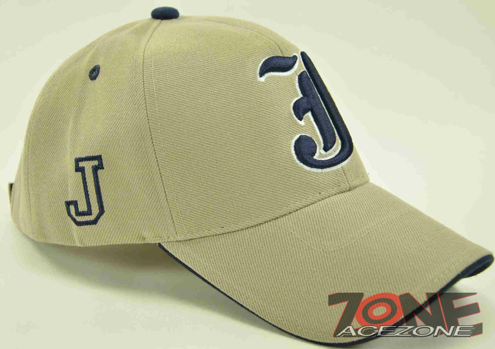 NEW! MONOGRAM LETTER J CAP HAT TAN - Men's Hats