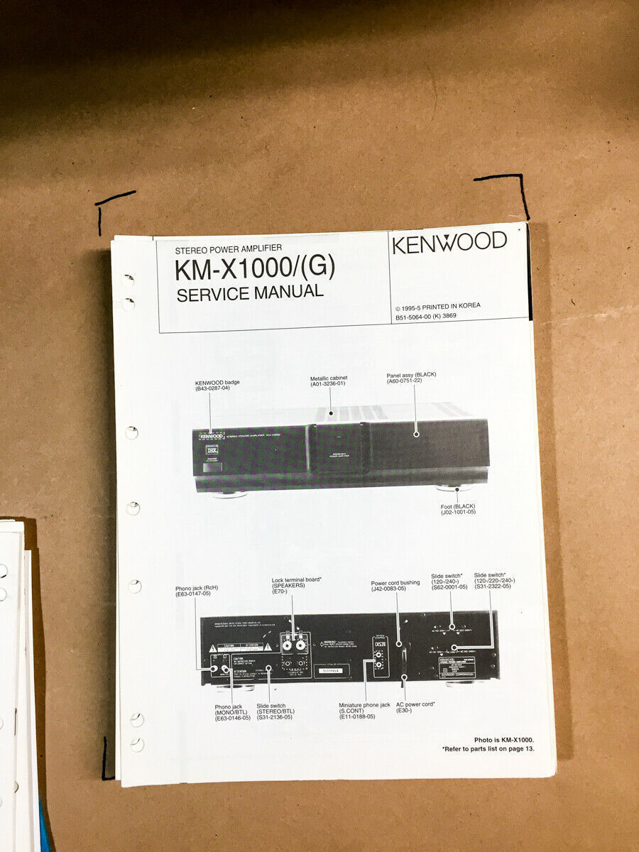 Used Kenwood KM-X1000 Stereo power amplifiers for Sale | HifiShark.com
