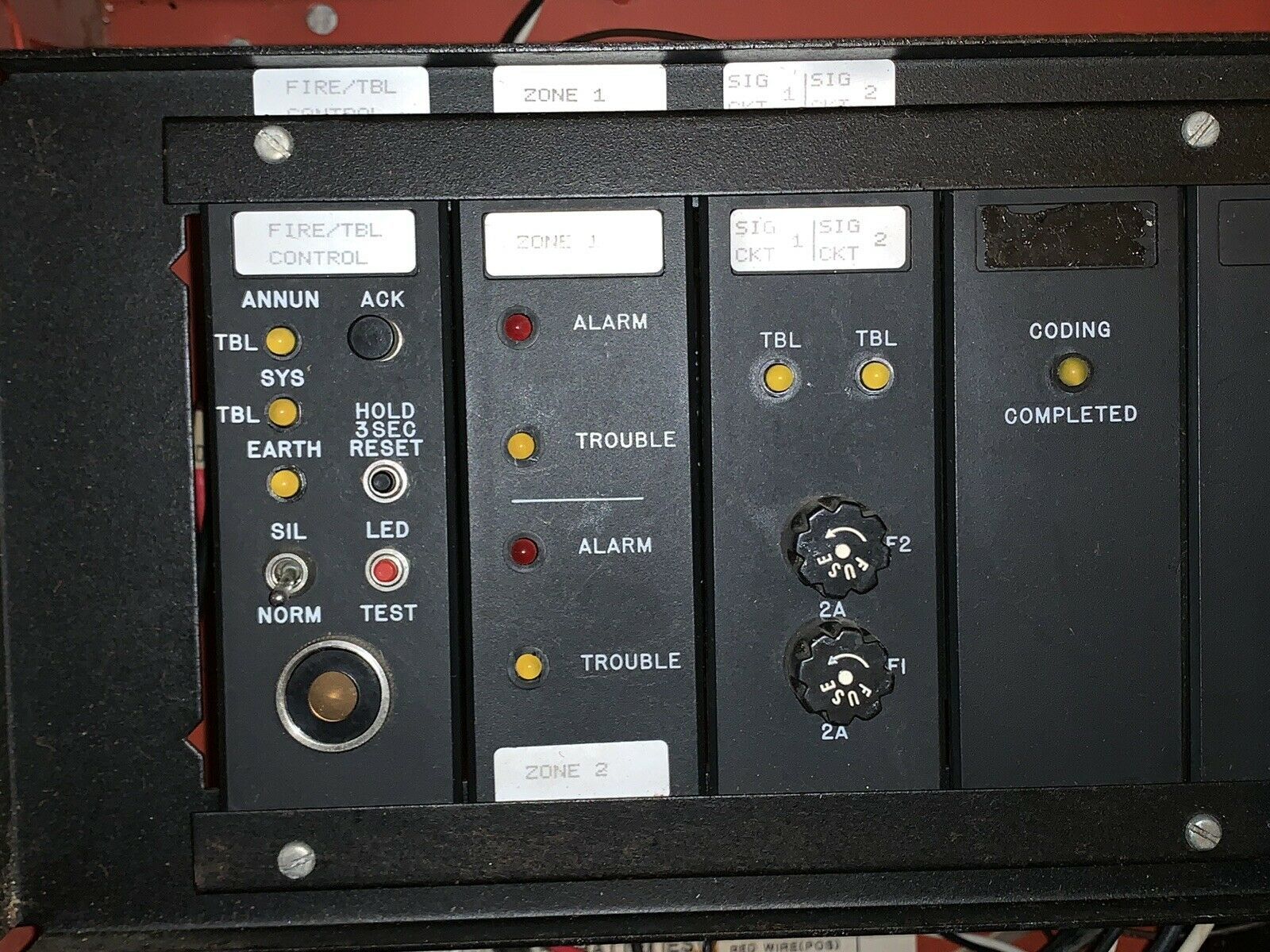 Simplex 2001-3080 Fire Alarm Control Panel w/Boards + Enclosure ...