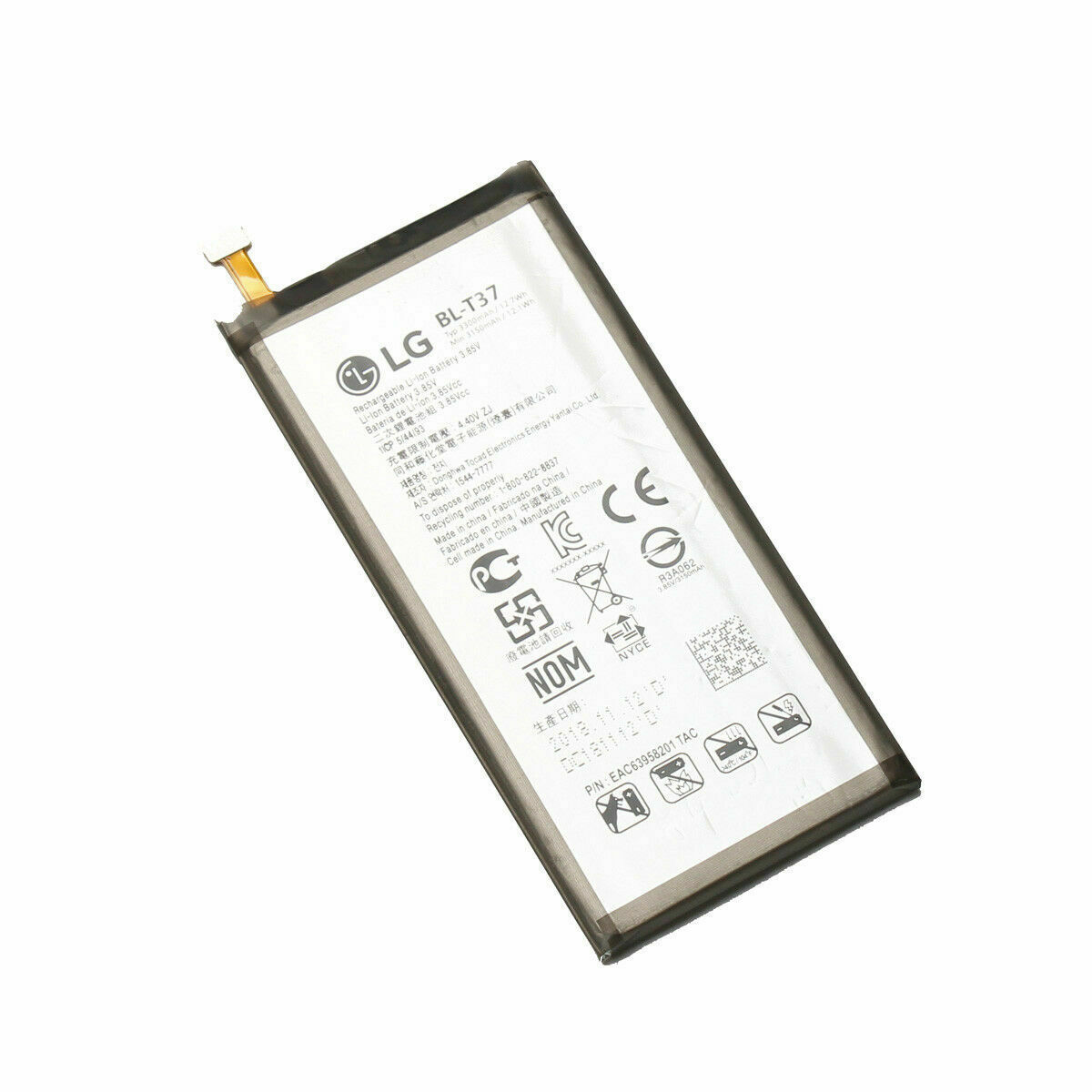 New Replacement Internal Cell Phone BL-T37 Battery for LG Stylus Stylo ...
