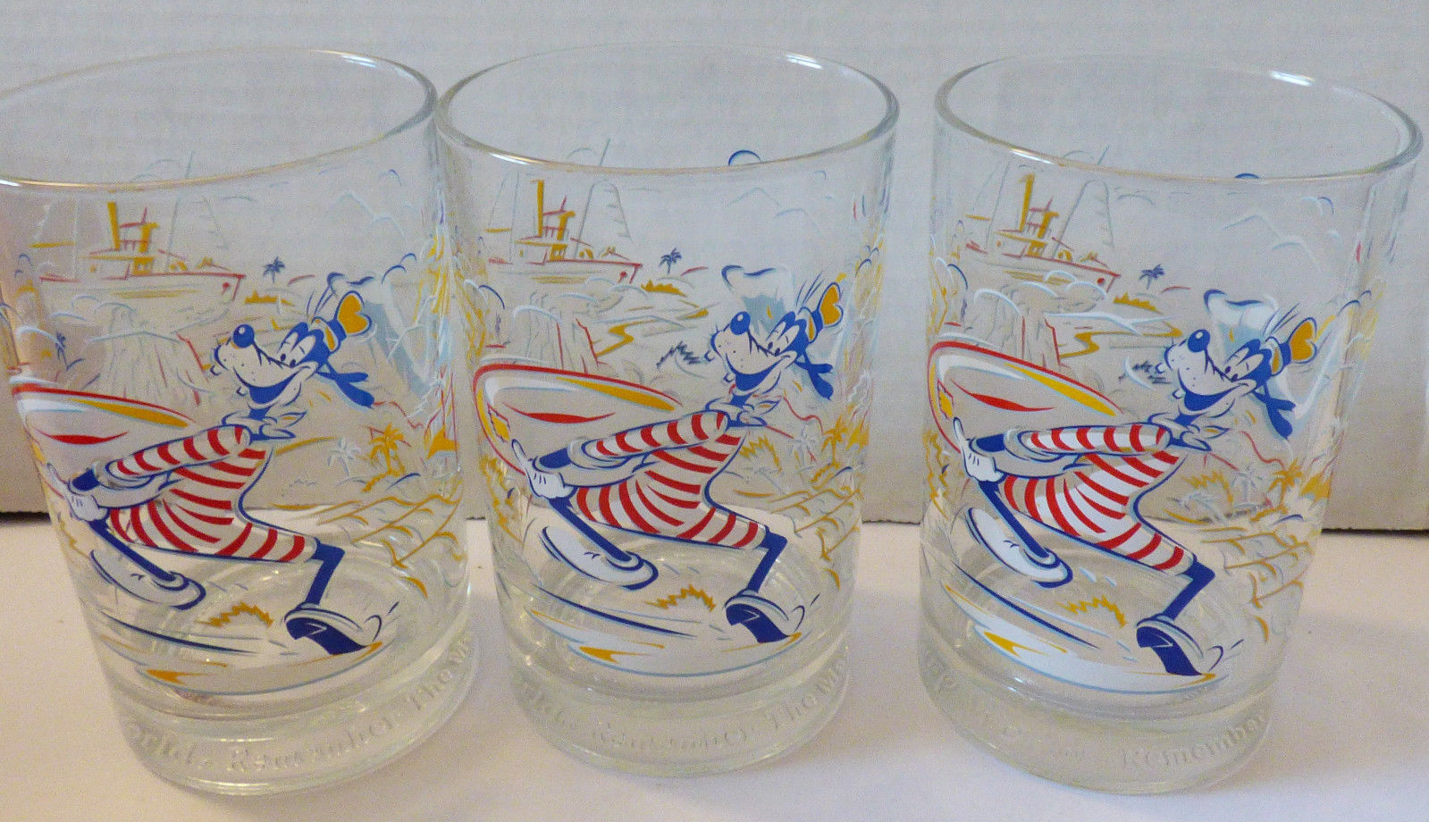 Drink & Barware Home & Living Goofy Glass Walt Disney World 25th ...