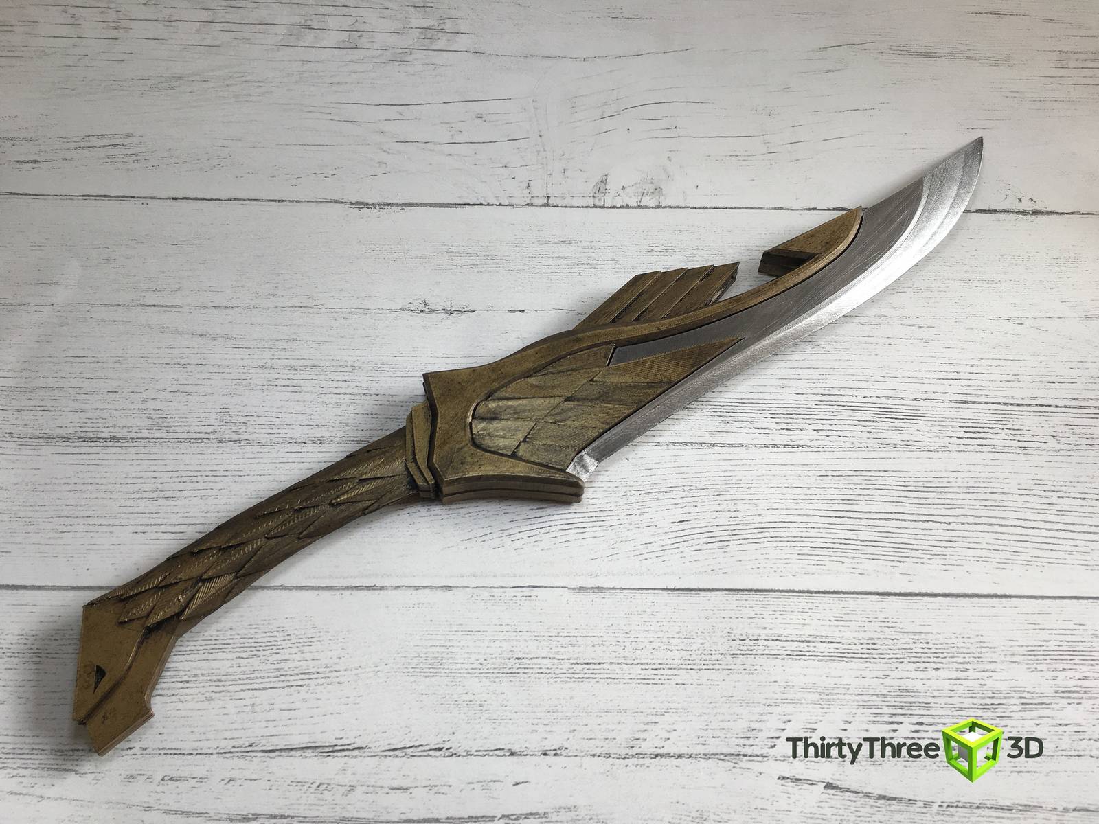 Skyrim Elven dagger, 3D Printed, Unofficial - Toys & Hobbies