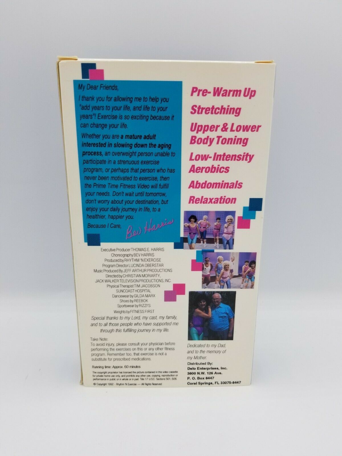 Prime Time Fitness VHS Exercise Tape Used Bev Harris Exercise Vintage ...