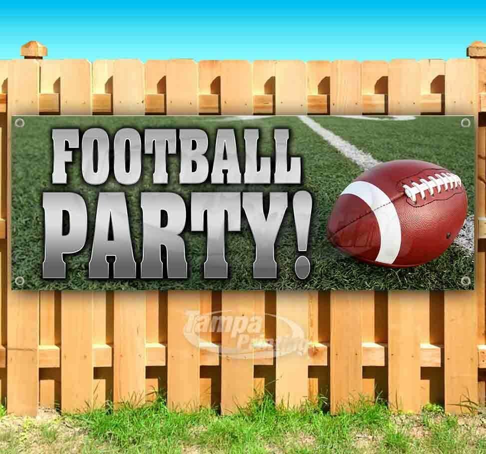 FOOTBALL PARTY Advertising Vinyl Banner Flag Sign Many Sizes USA ...