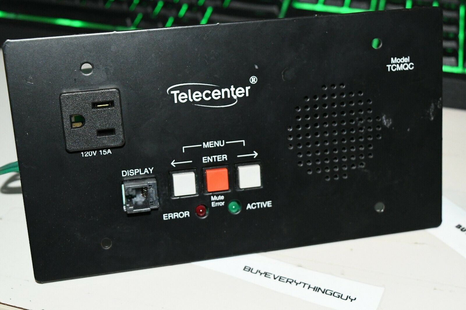 telecenter tcmqc Intercom System selector speaker box 1G - Other