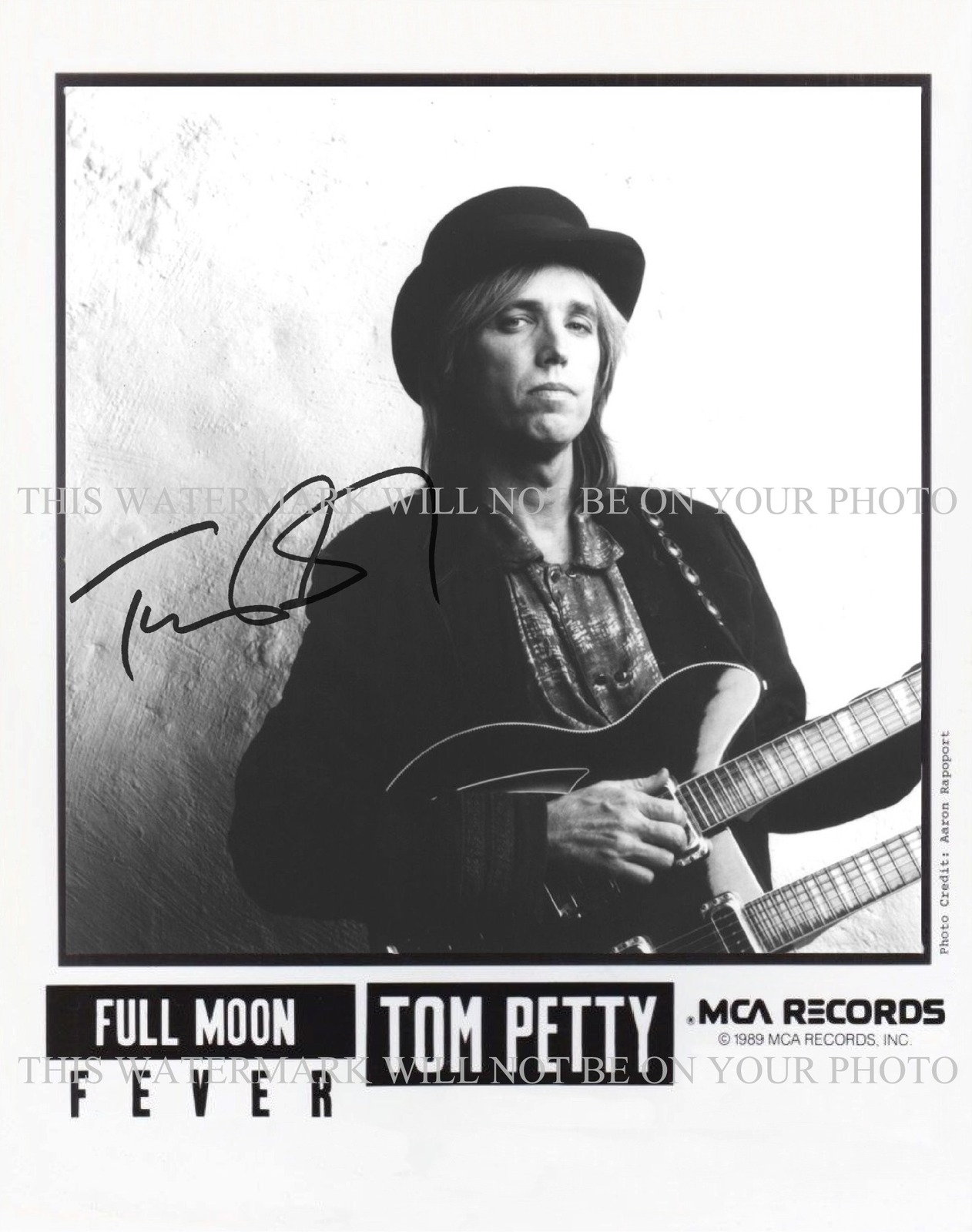 TOM PETTY SIGNED AUTOGRAPHED AUTOGRAPH 8X10 RP PROMO PHOTO LEARNING TO ...