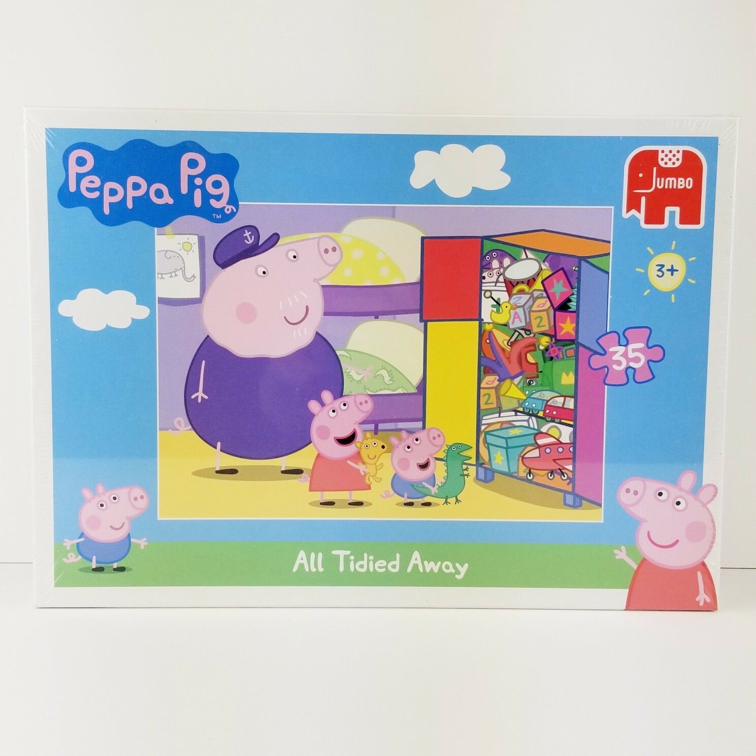 Peppa Pig 35 Piece Jigsaw Puzzle Learn Play Solve TV Animated All ...