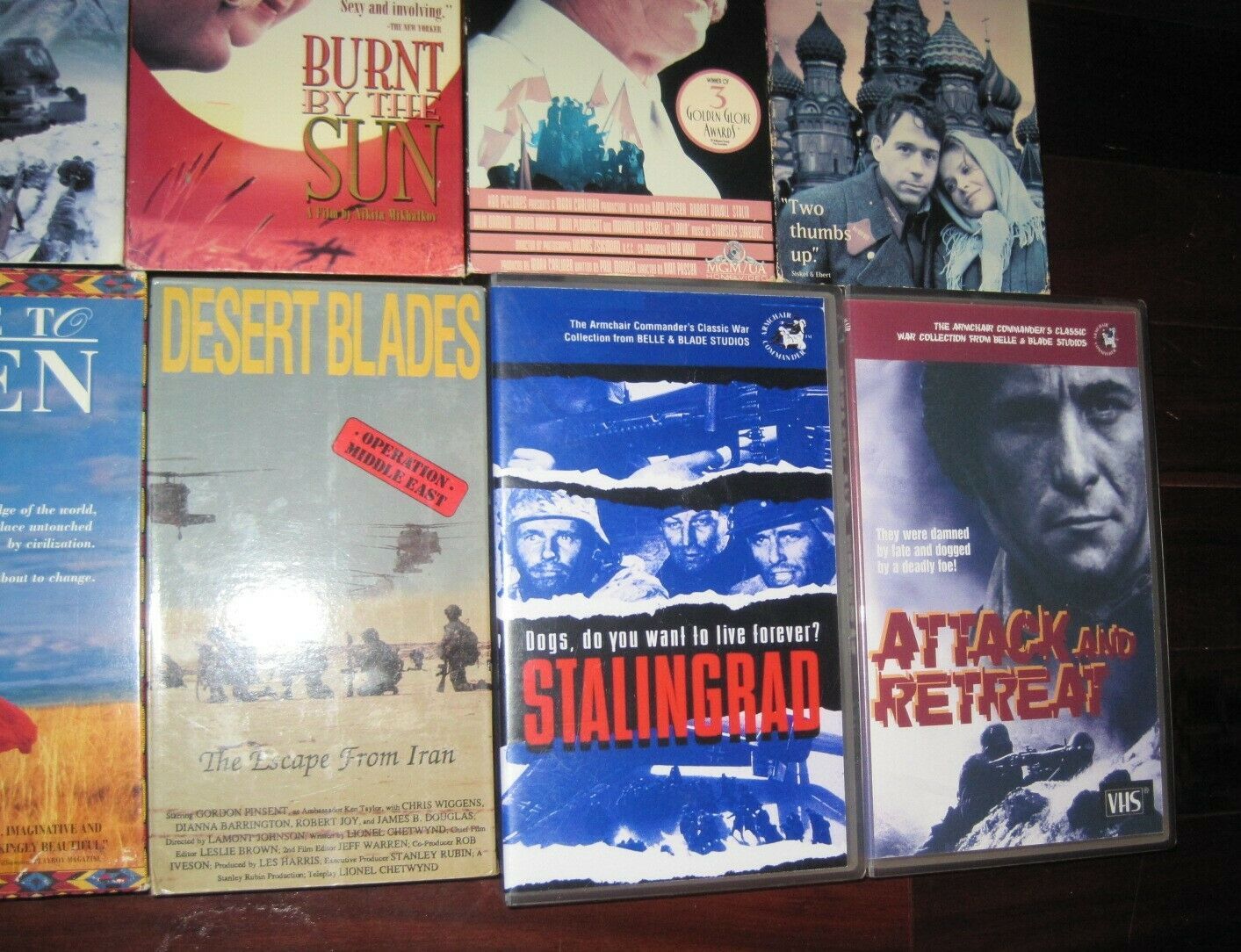 INDEPENDENT FOREIGN FILMS WAR POLITICS TITO STALIN WW2 VHS VIDEO TAPES ...