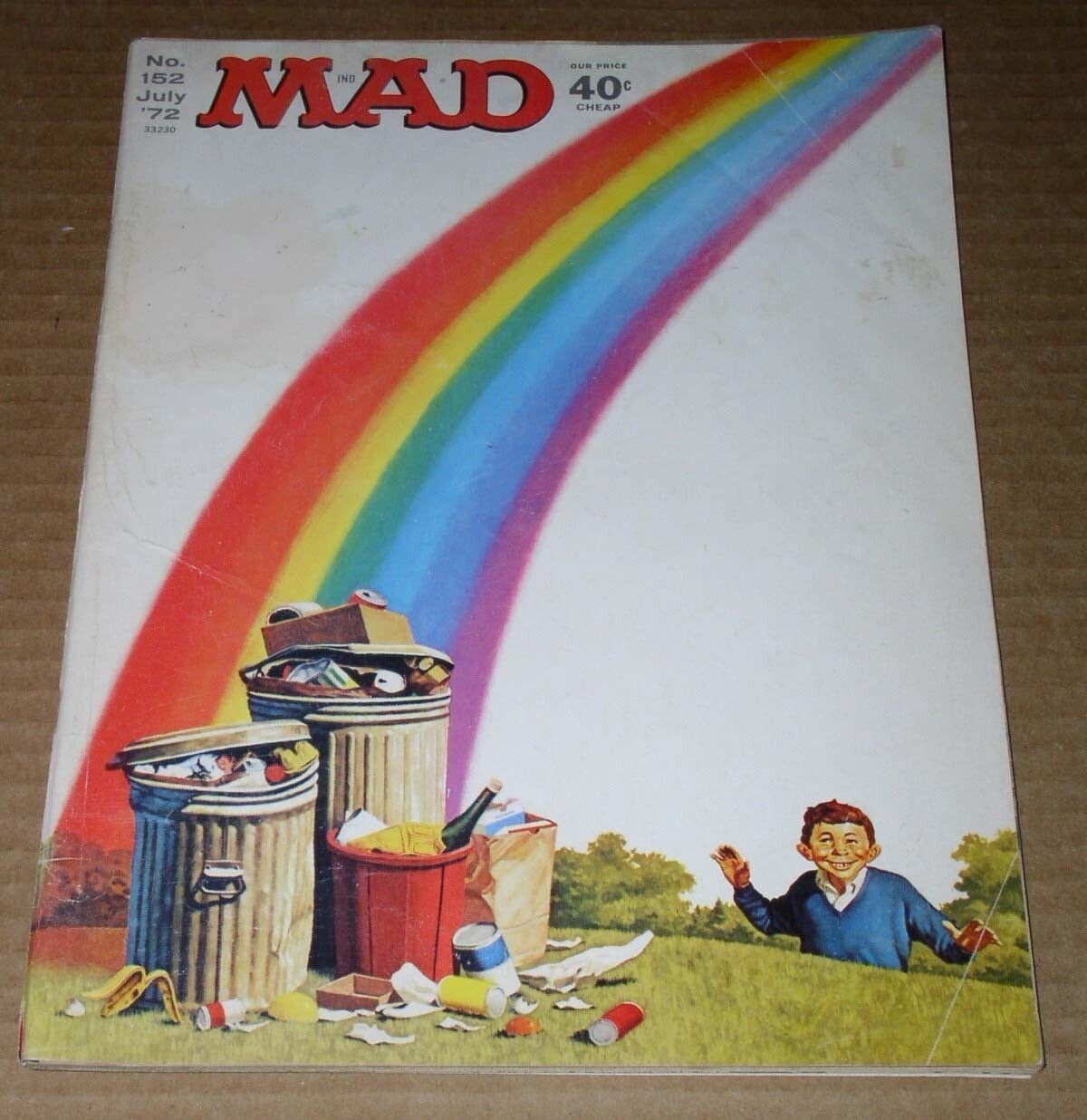 Mad Magazine Vintage 1972 No. 152 Alfred E Neuman - Magazines
