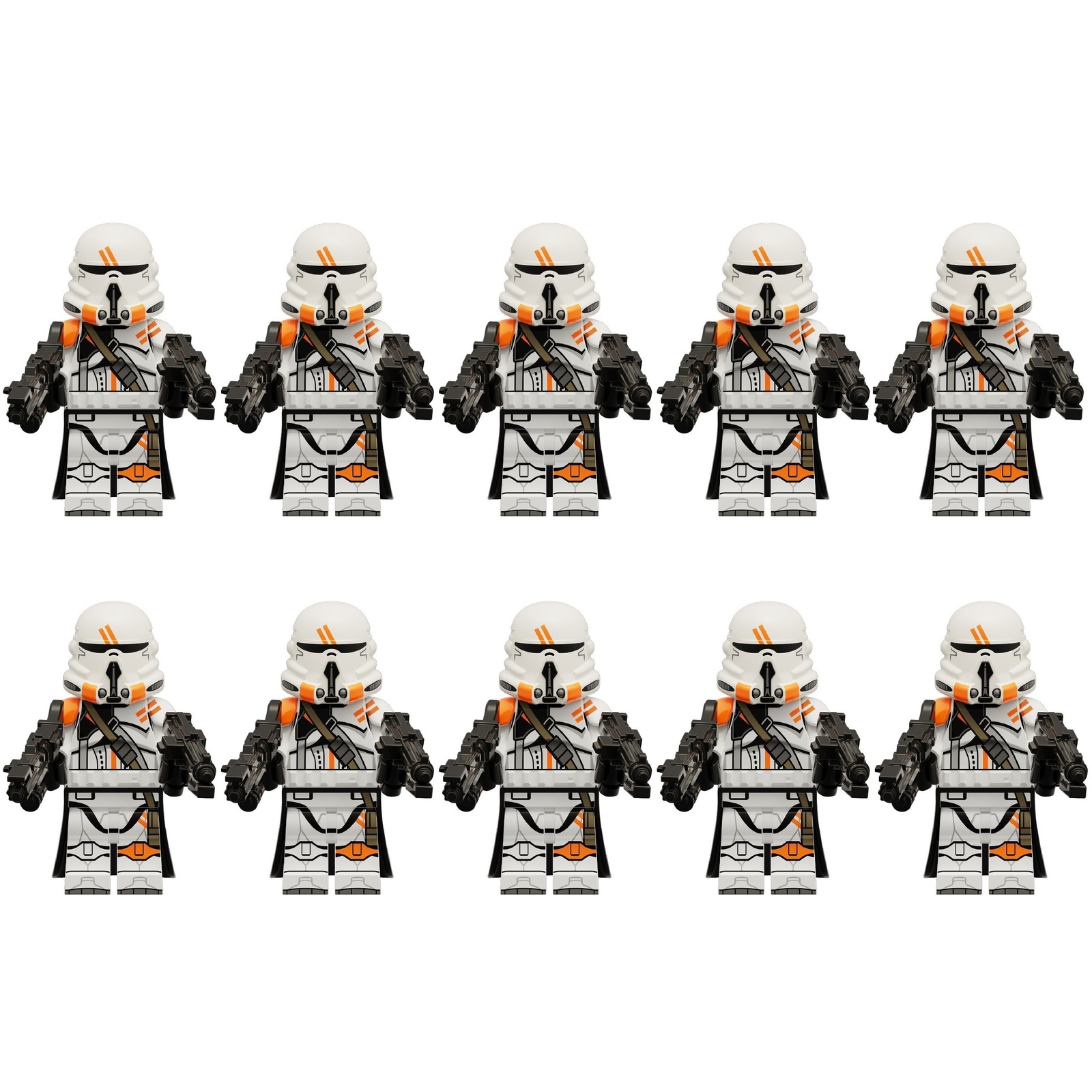 10pcs Utapau Airborne Troopers Star Wars The 2nd Airborne Company ...