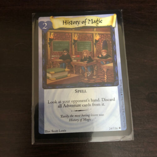 Harry Potter CCG Adventure At Hogwarts Card History of Magic 24/116 ...