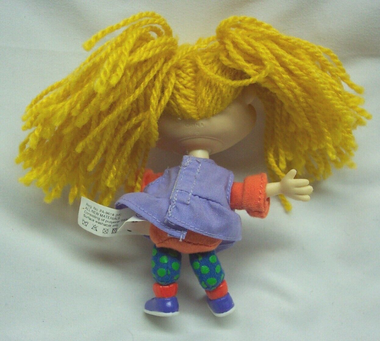VINTAGE 1997 Mattel Rugrats ANGELICA GIRL 5" MINI DOLL TOY FIGURE ...