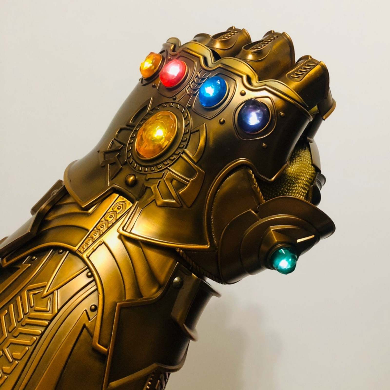 Metal Gauntlet,1/1Scale movie Prop,MCU Thanos,Infinite Stone with ...